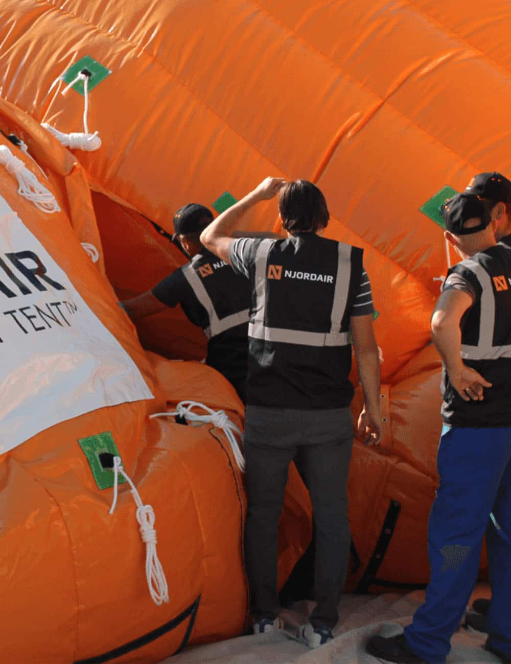 How To Set Up a Njordair inflatable Building | Learn More