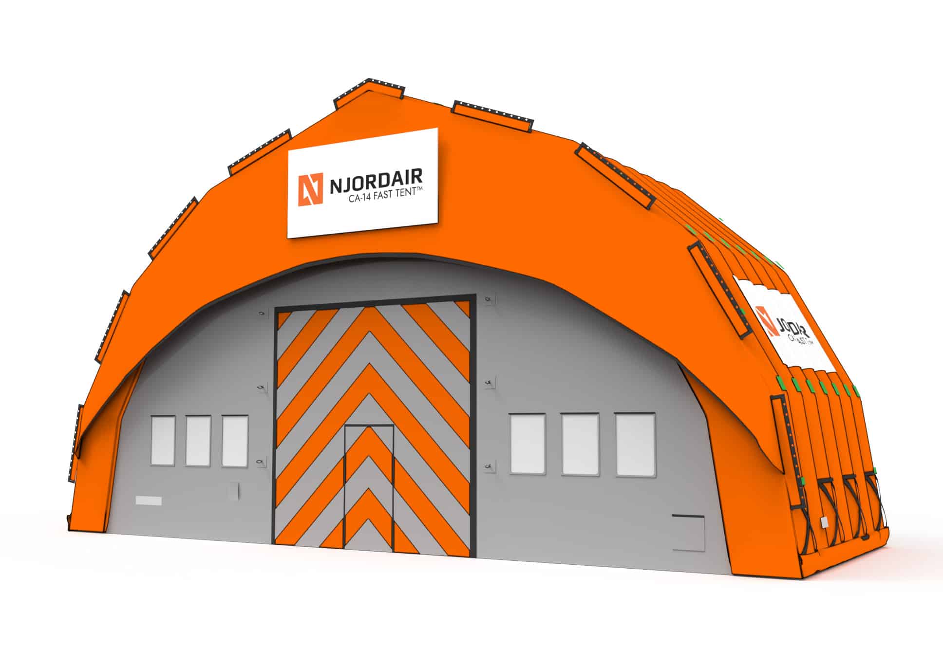 8m (26') CA-8 Work Tent | Explore | Njordair Fast Tent