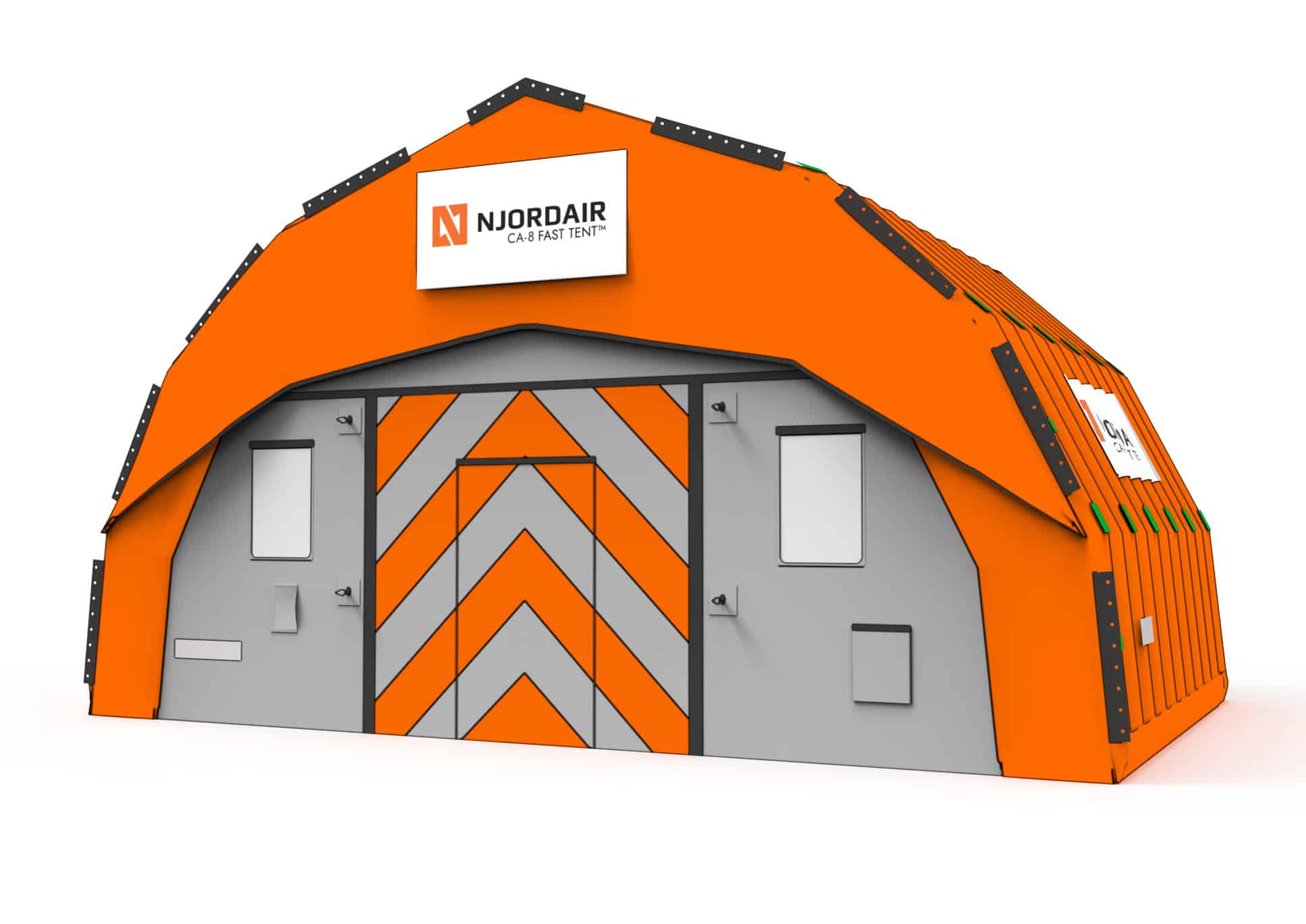 8m (26') CA-8 Work Tent | Explore | Njordair Fast Tent